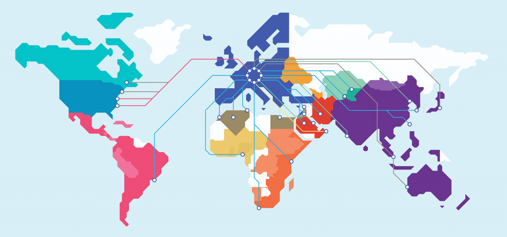 global_map - GÉANT Network